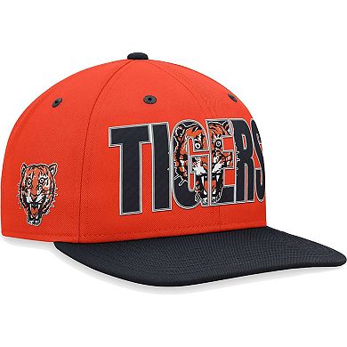 Men's Nike Orange Detroit Tigers Cooperstown Collection Pro Snapback Hat