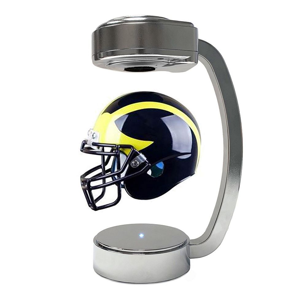 Michigan Wolverines Chrome Mini Hover Helmet