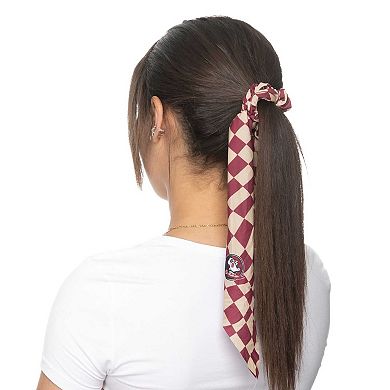 ZooZatz Florida State Seminoles Checkered Scrunchie Scarf