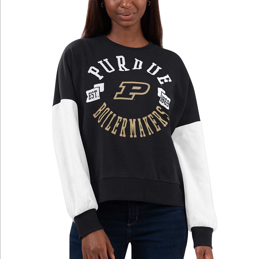 Women's G-III 4Her by Carl Banks Black/White Purdue Boilermakers Team ...