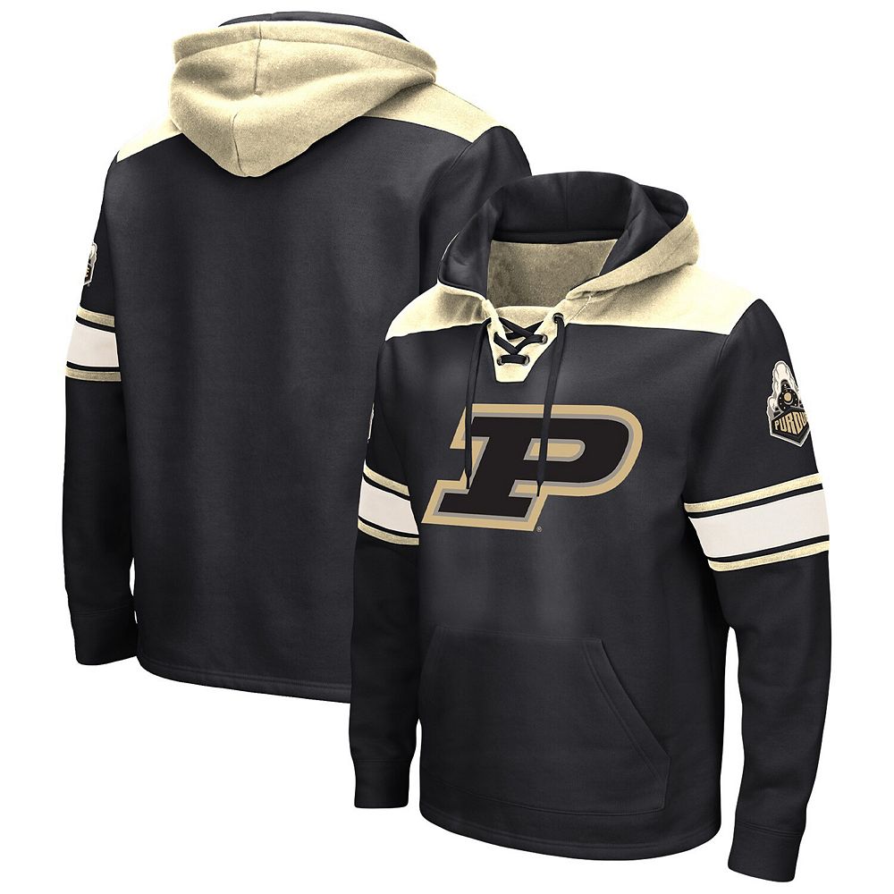 Men's Colosseum Black Purdue Boilermakers Big & Tall Hockey Lace-Up ...