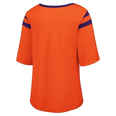 Women's G-III 4Her by Carl Banks Orange Clemson Tigers Plus Size ...