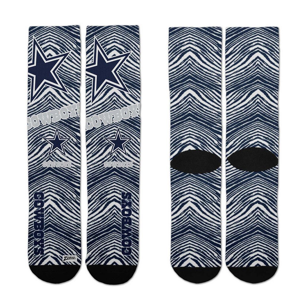 For Bare Feet Dallas Cowboys Zubaz ZubifiedÂ Crew Socks