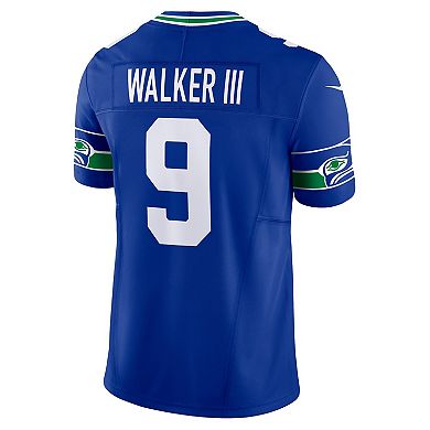 Men's Nike Kenneth Walker III Royal Seattle Seahawks Vapor F.U.S.E ...