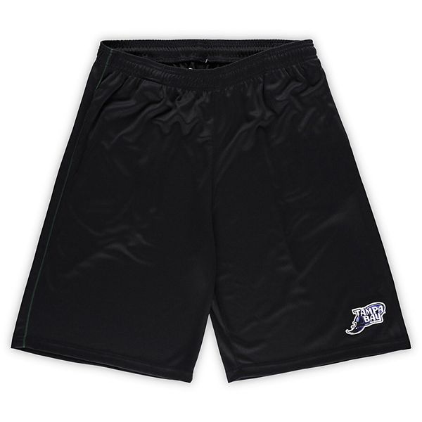 Men's ProfileÂ Black Tampa Bay Rays Big & Tall Mesh Shorts