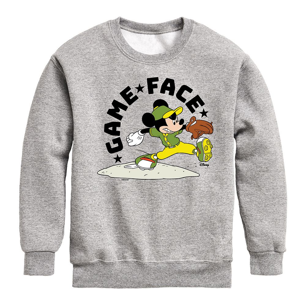 Disney’s Mickey Mouse & Friends Boys 8-20 Game Face Baseball Fleece ...