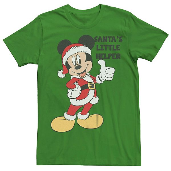 Disney's Mickey Mouse Men's Santa's Little Helper Tee