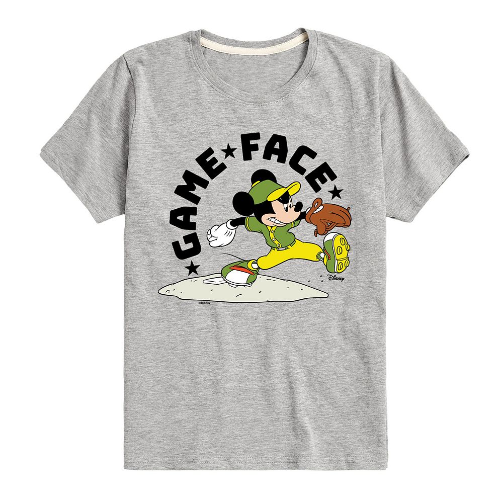 Disney’s Mickey Mouse & Friends Boys 8-20 Game Face Baseball Graphic Tee
