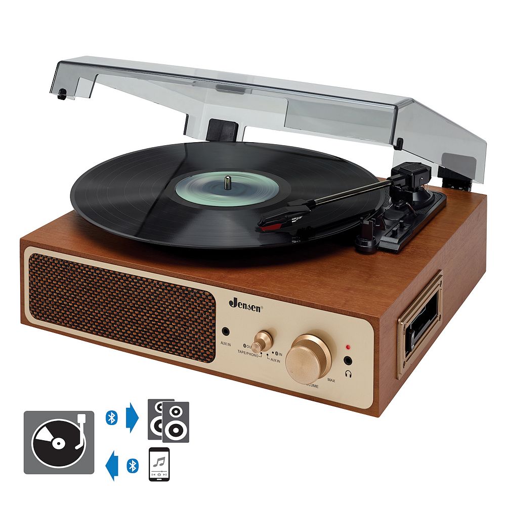 Jensen 3-Speed Turntable with Stereo