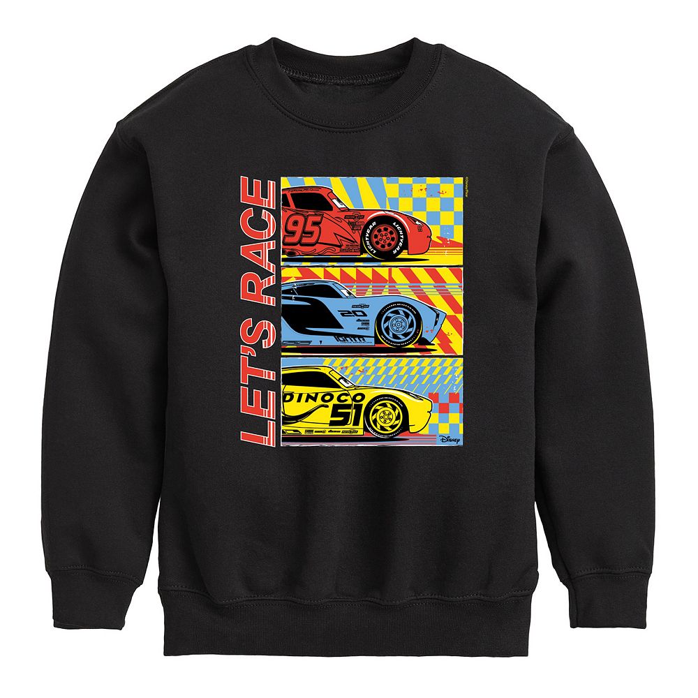Disney / Pixar’s Cars Boys 8-20 Lets Race Fleece Sweatshirt
