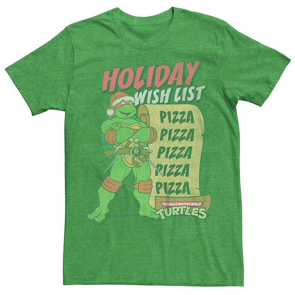 Men's Teenage Mutant Ninja Turtles Holiday Wish List Graphic Tee