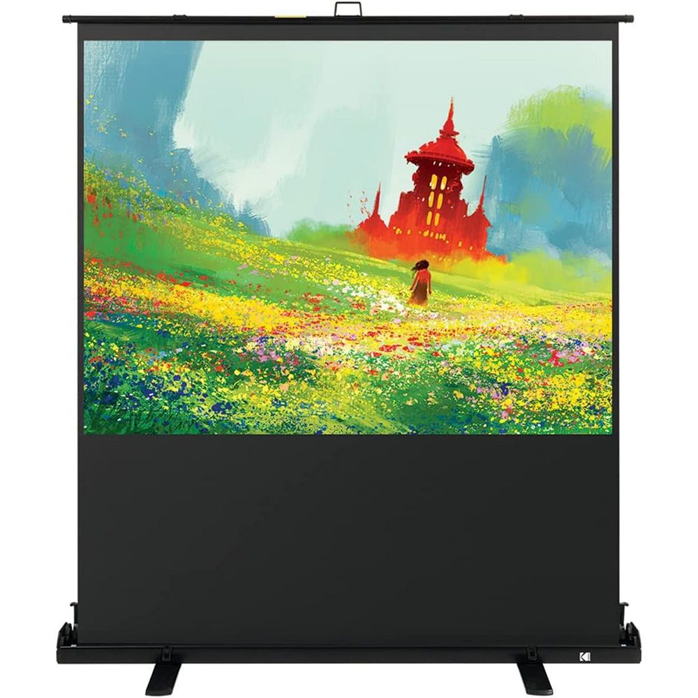 Kodak 60" Portable Projector Screen, Pull Up Projection Screen with ...
