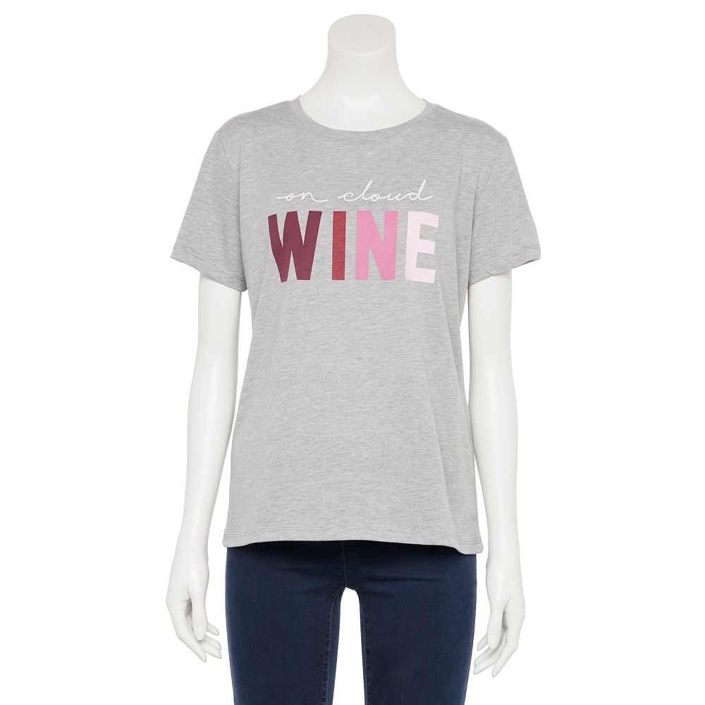 Women's On Cloud Wine Graphic Tee