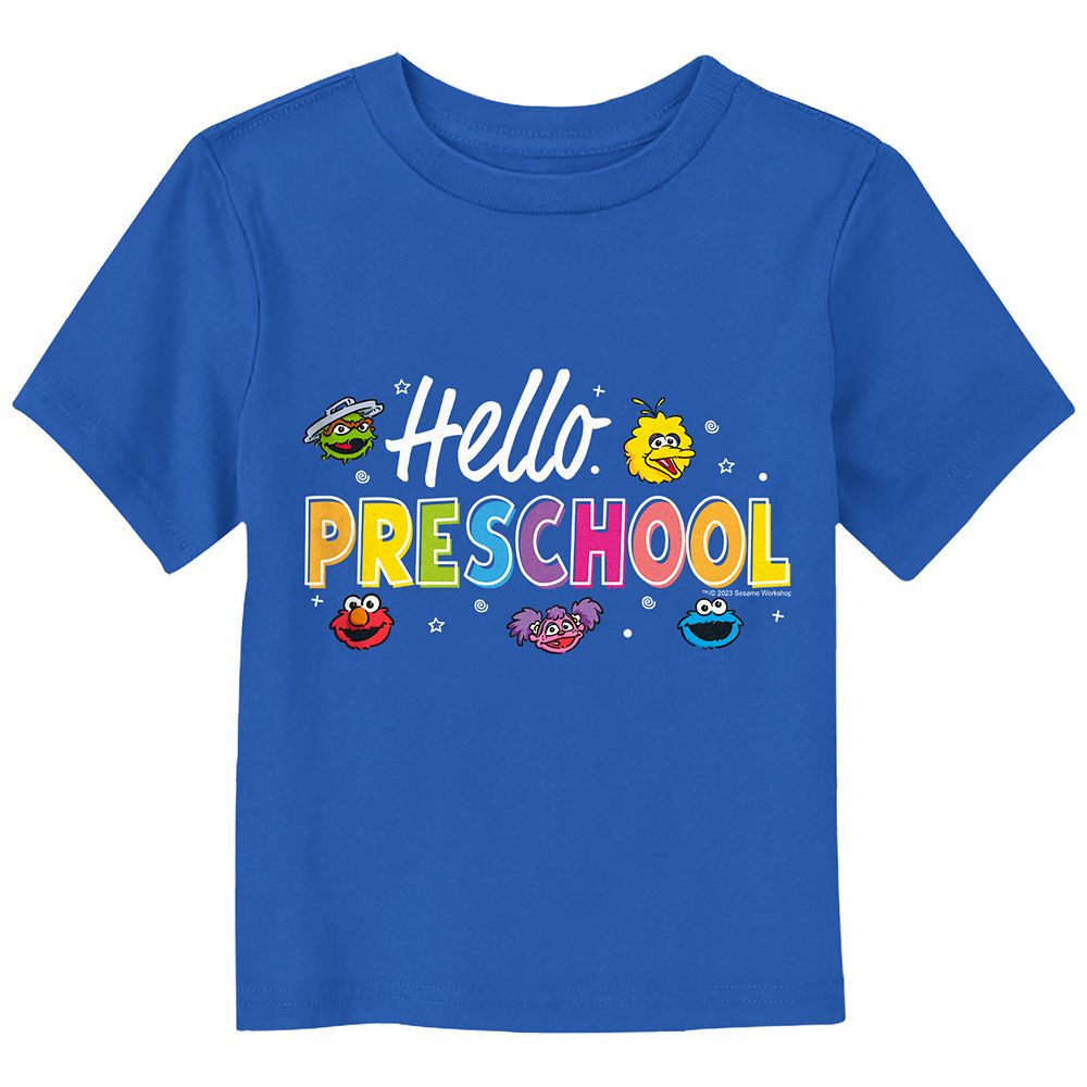 Toddler Boy Sesame Street Elmo And Friends "Hello Preschool" Graphic Tee