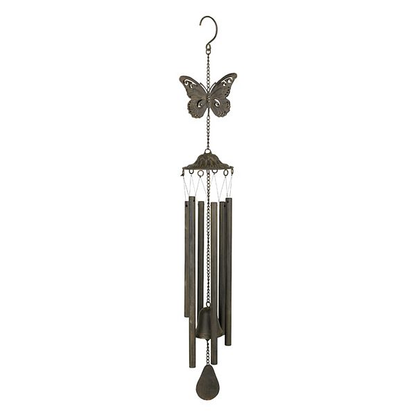 Carson Rustic Butterfly Wind Chime