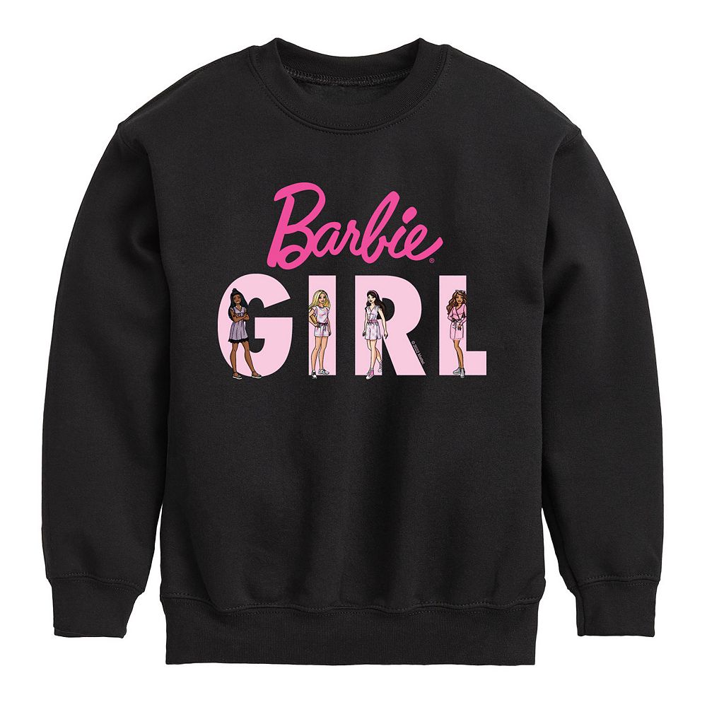 Girls 7-16 Barbie® Barbie Girl Crew Fleece Sweatshirt