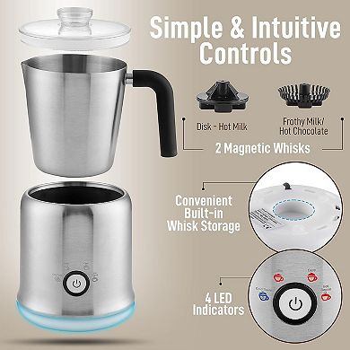 Zulay Kitchen Electric Hot Chocolate Maker Machine - Powerful ...