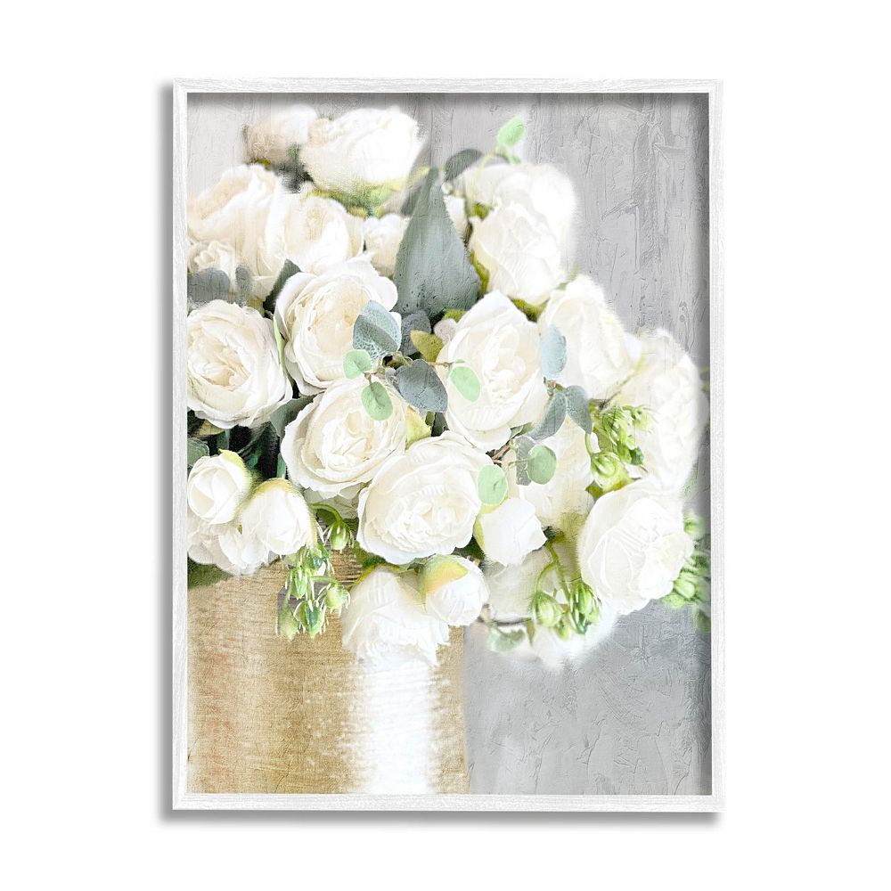 Stupell Home Decor Roses Bouquet Framed Wall Art