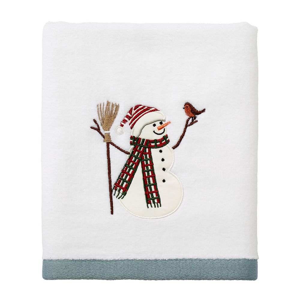 Avanti Snowman Park Hand Towel