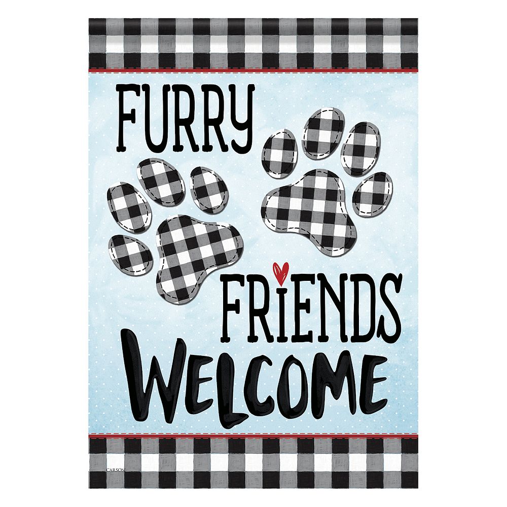 Carson Friends Welcome Garden Flag