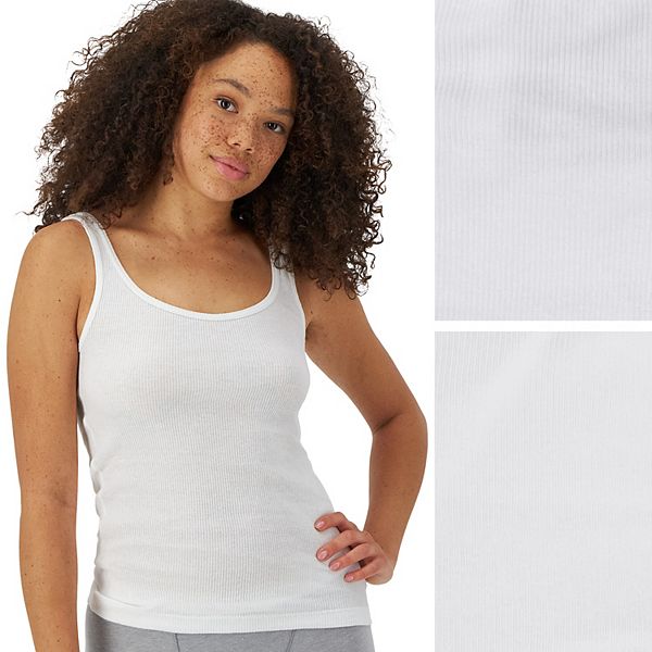 Hanes Originals Ultimate 2-Pack Stretch Cotton Tank Top 45UOTK
