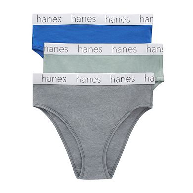 Women's Hanes® Originals Ultimate 3-pack Stretch Cotton Hi-Leg Set - 45UOHL