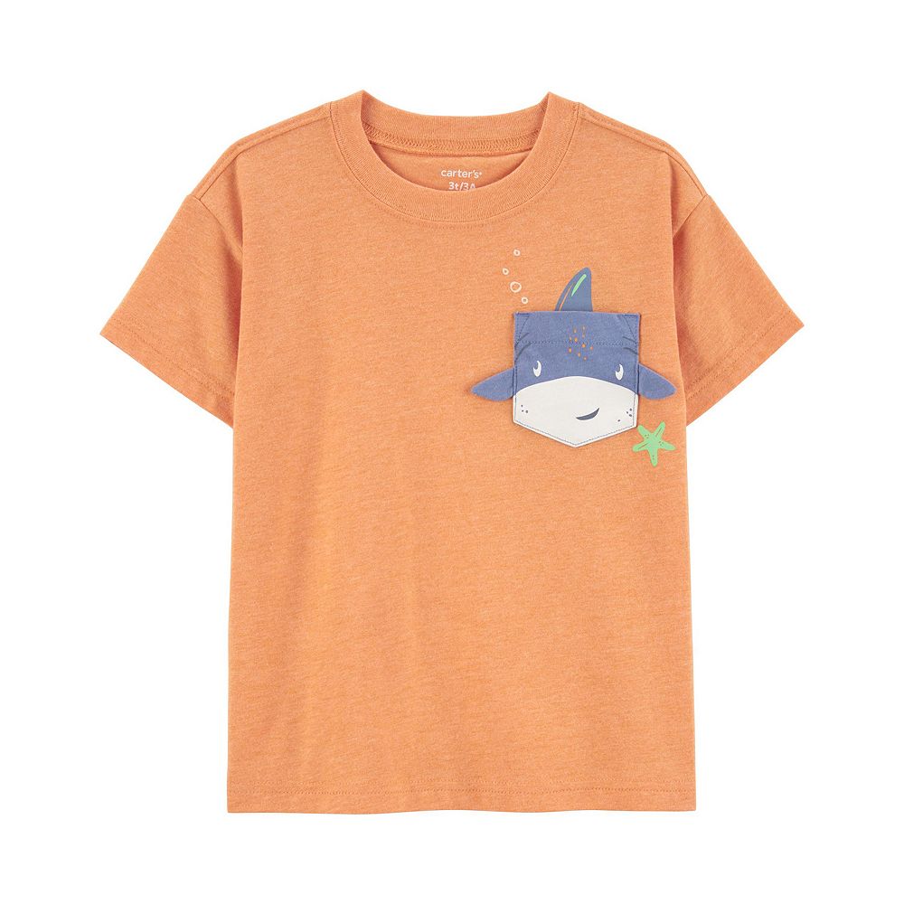Toddler Boy Carter's Shark Pocket Tee