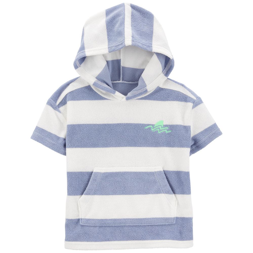 Toddler Boy Carter's Shark Terry Hooded Tee