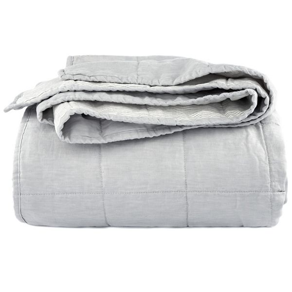 French Linen Box Stitch Quilt & Sham Set