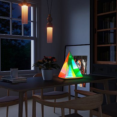 Pyramid LED Table Lamp