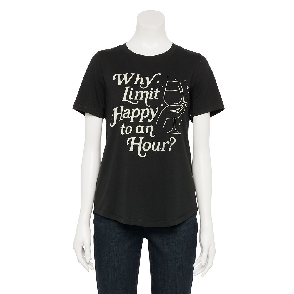 Missy Happy Hour Graphic Tee