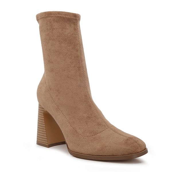 London Rag Candid Women's Flared Heel Boots