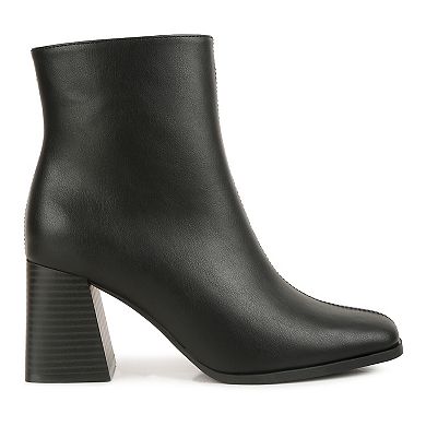 London Rag Cut Out Women's Block Heel Chelsea Boots