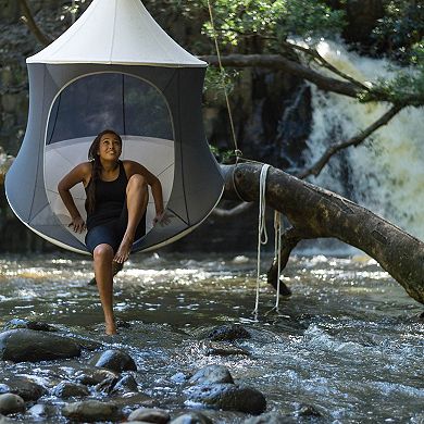 TreePod Cabana 6 Foot Outdoor Tree Hanging Durable Mesh Daybed Tent ...