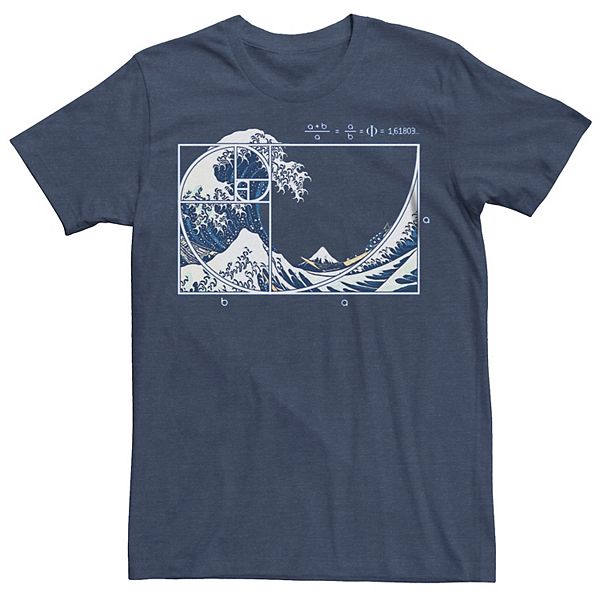 Men's The Great Fibonacci Wave Graphic Tee