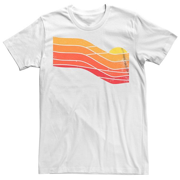Men's 70's Retro Sunset Graphic Tee