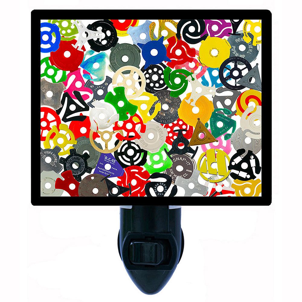 Adapters. Vinyl Record Theme Decorative Photo Night Light.