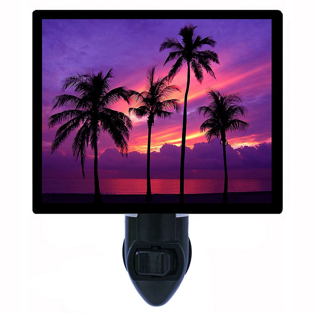 Almost Paradise. Tropical Decorative Photo Night Light.