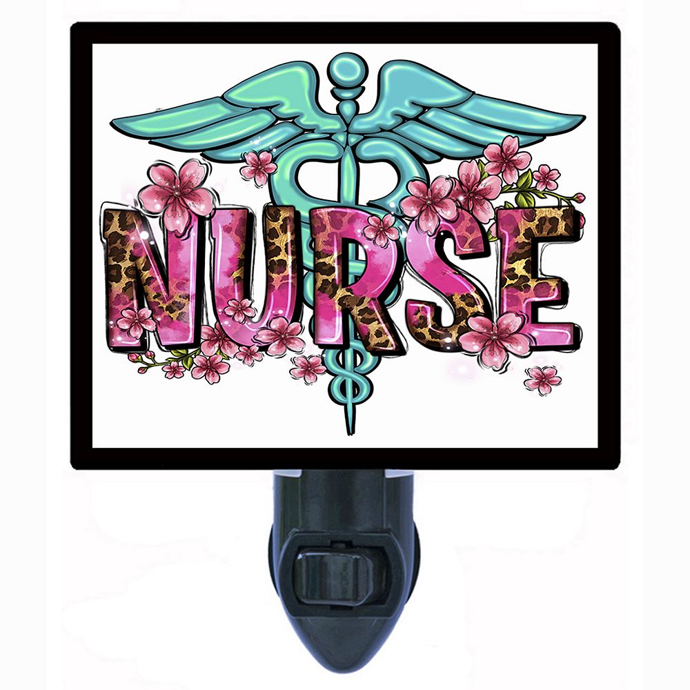 Decorative Photo Night Light. Nurse.