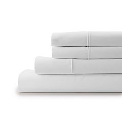 TWIN White Sheets Pillowcases Bed Linens Bedding Kohl s