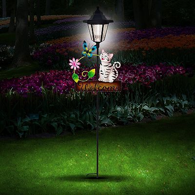 Welcome Solar Powered Cat Light