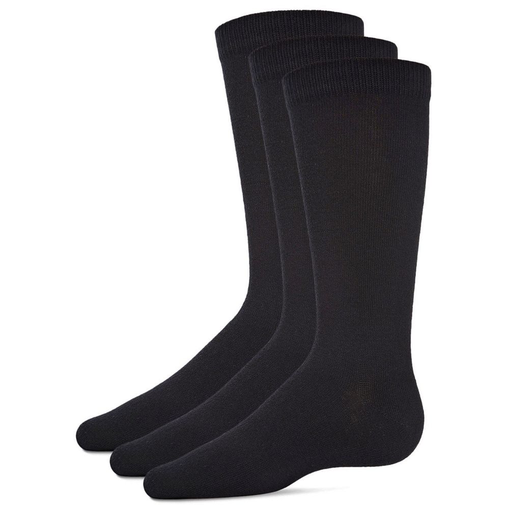 3 Pair Boys' Flat Crew Socks