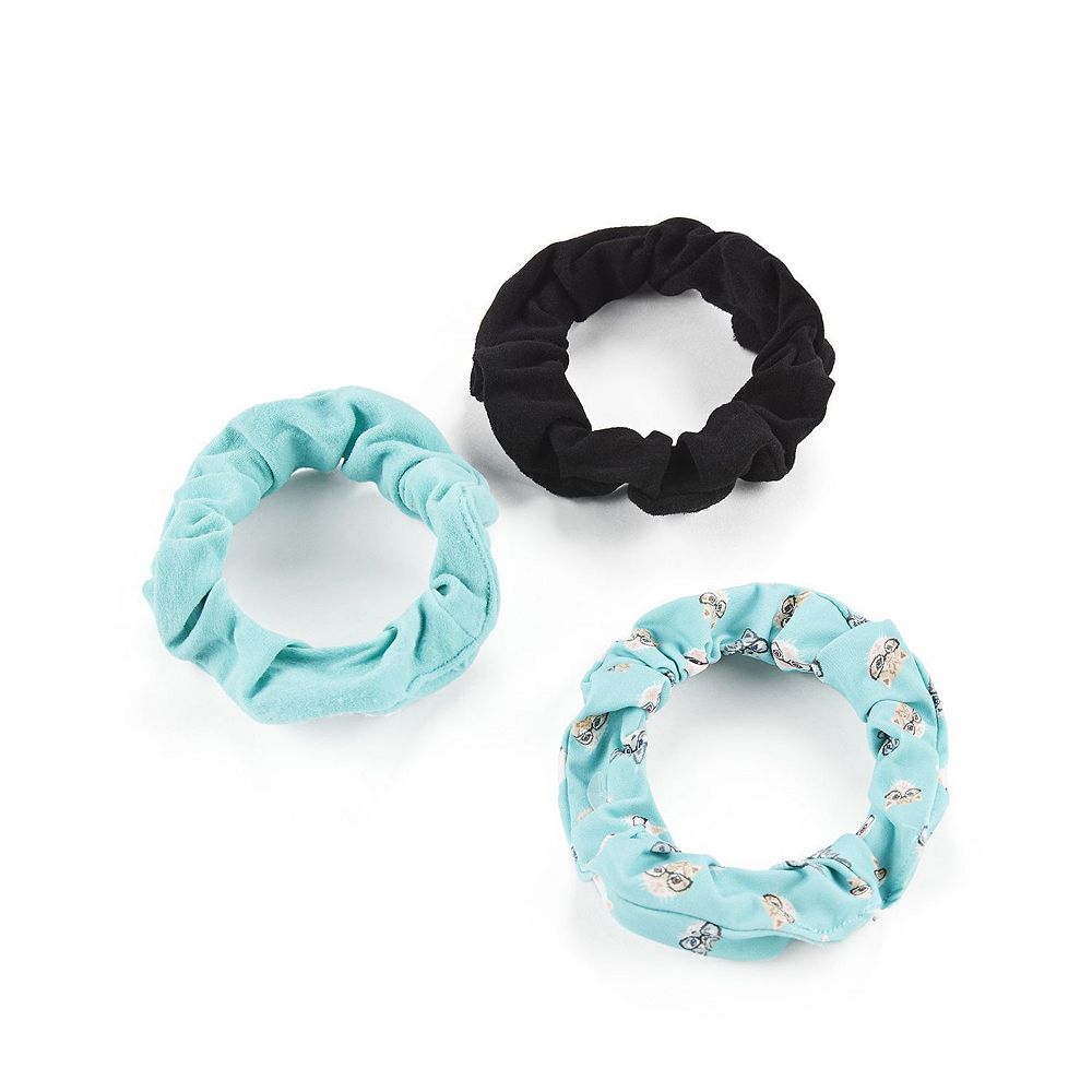 Studious Cats 3-Pack Hair Scrunchies
