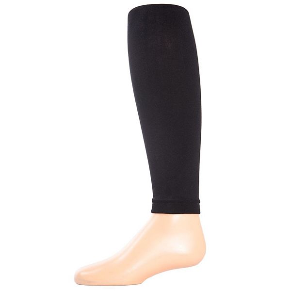 Girls Plush Lined Fleece Opaque Footless Tights