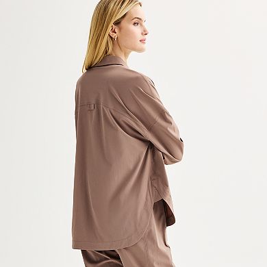 Women's FLX Compass Long Sleeve Easy Woven Top