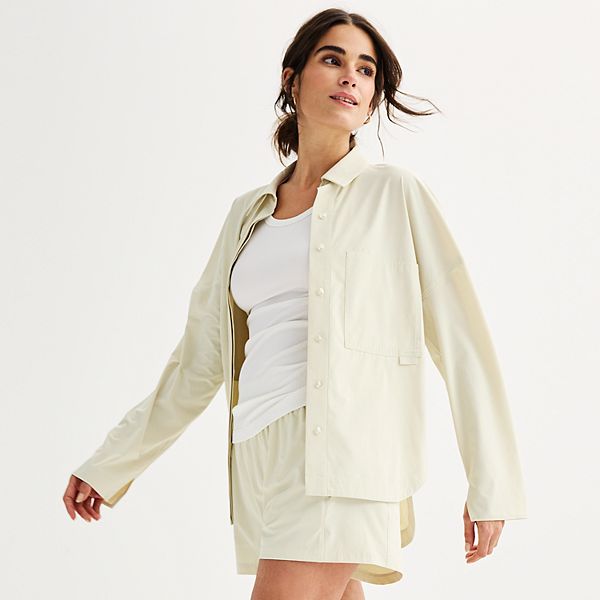 Women's FLX Compass Long Sleeve Easy Woven Top