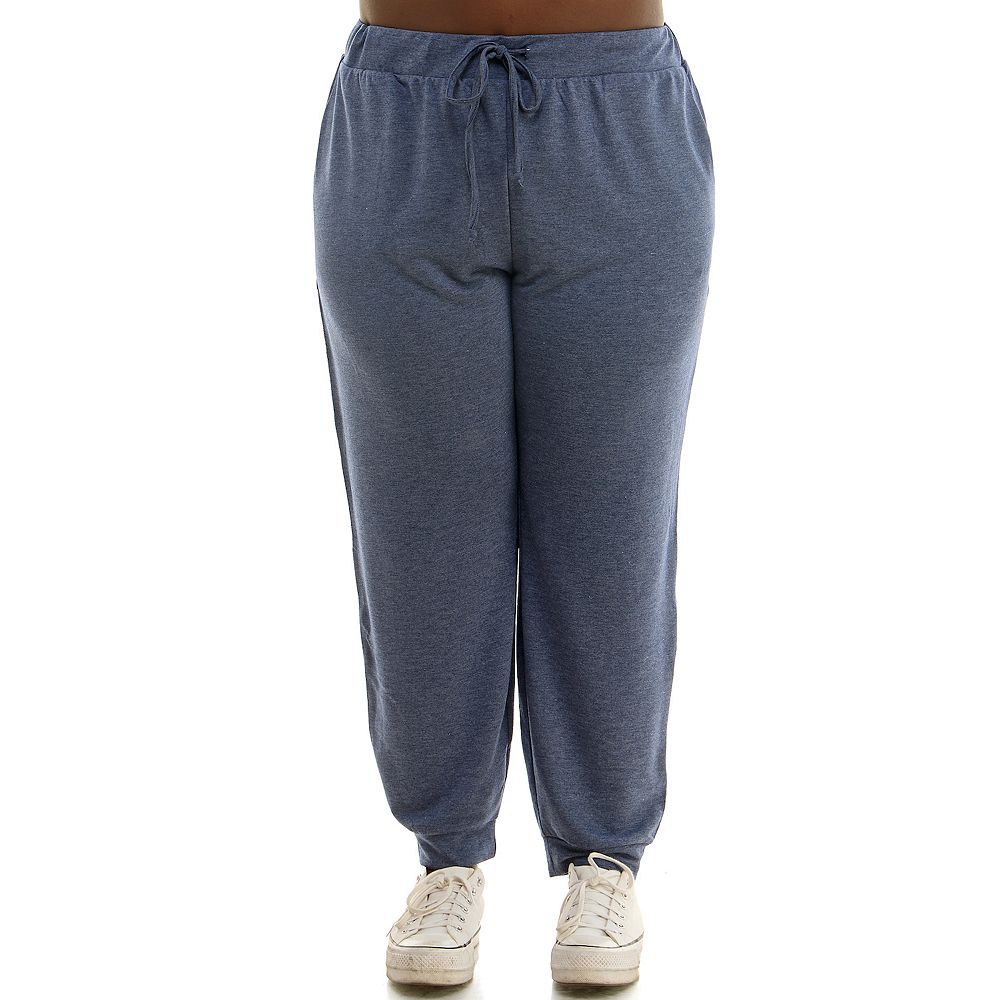 Plus Size Nina Leonard Drawstring Lounge Pants