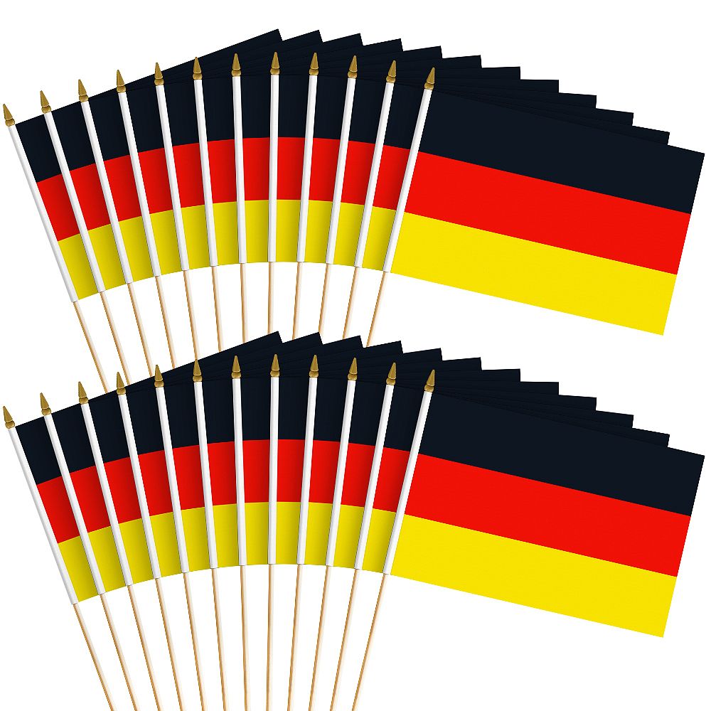 G128 Germany 150D Handheld Flag 24PK