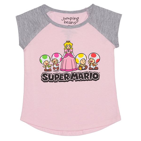 Baby & Toddler Girl Jumping Beans® Super Mario Princess Peach Graphic Tee