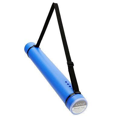 Poster Tube with Strap, Blue Expandable Storage Tube (24 to 40 Inches)